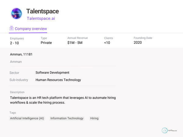 AI-powered HrTech of the Week - Talentspace